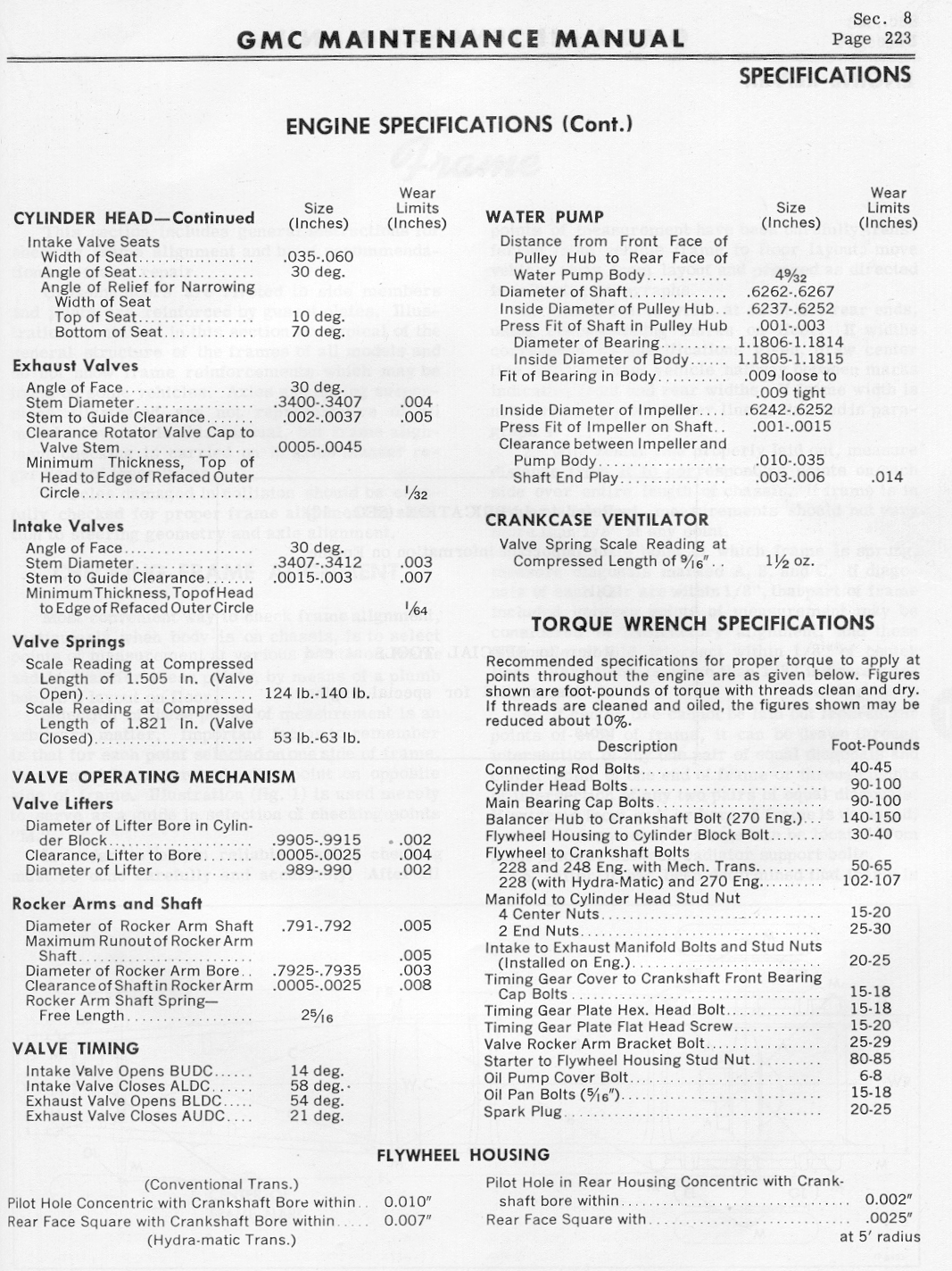 OldGMCtrucks.com - 228 248 270 302 GMC Engine Tune Up Information and ...